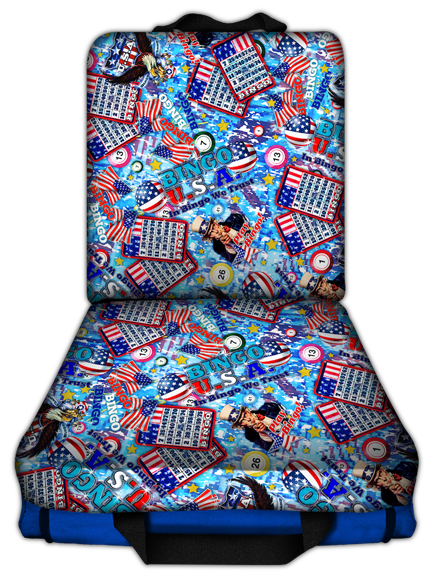 Space Bingo Double Seat Cushion - Blue | Abbott Bingo Products | Bingo ...