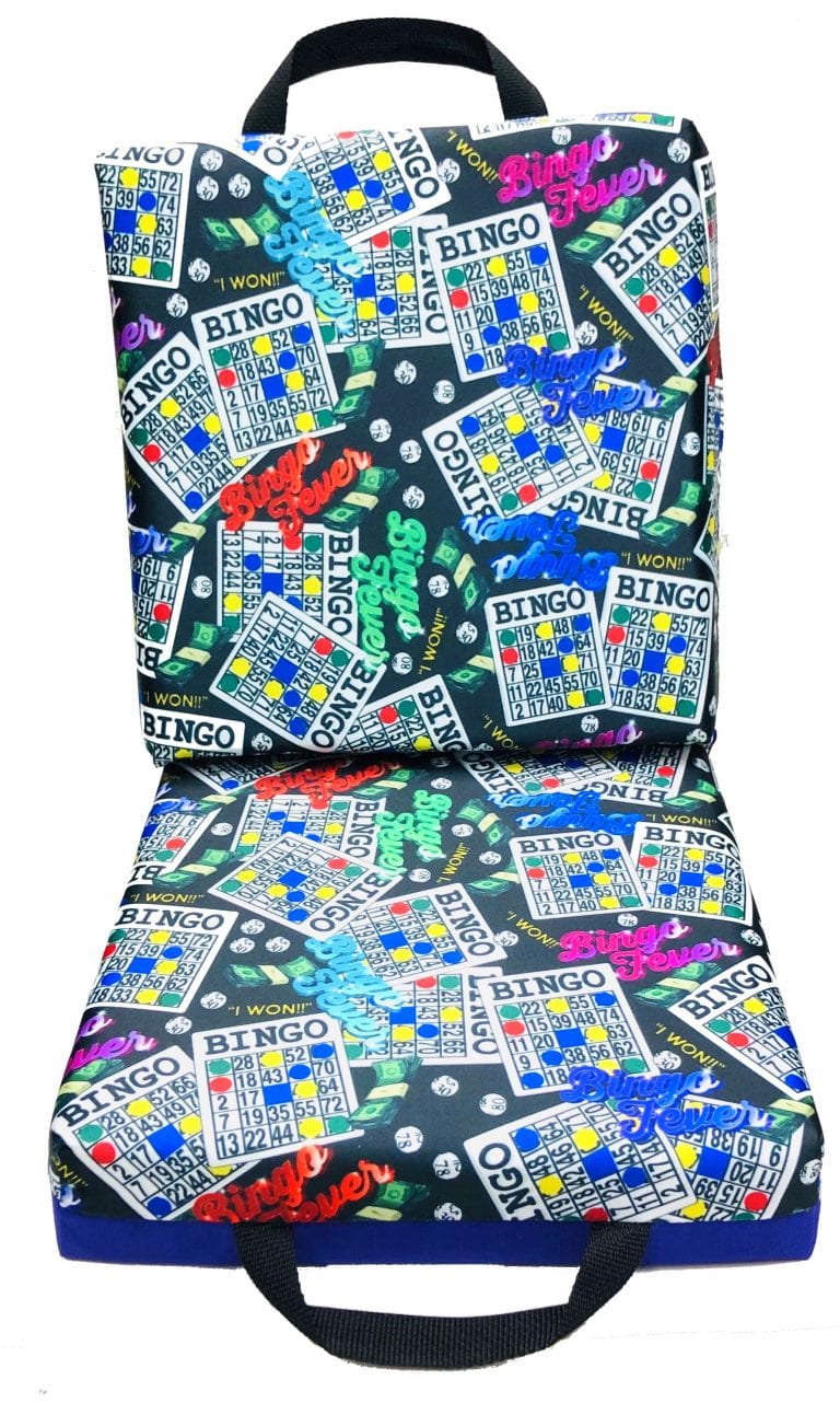 NEW- Bingo Fever Double Seat Cushion - Purple | Abbott Bingo Products ...