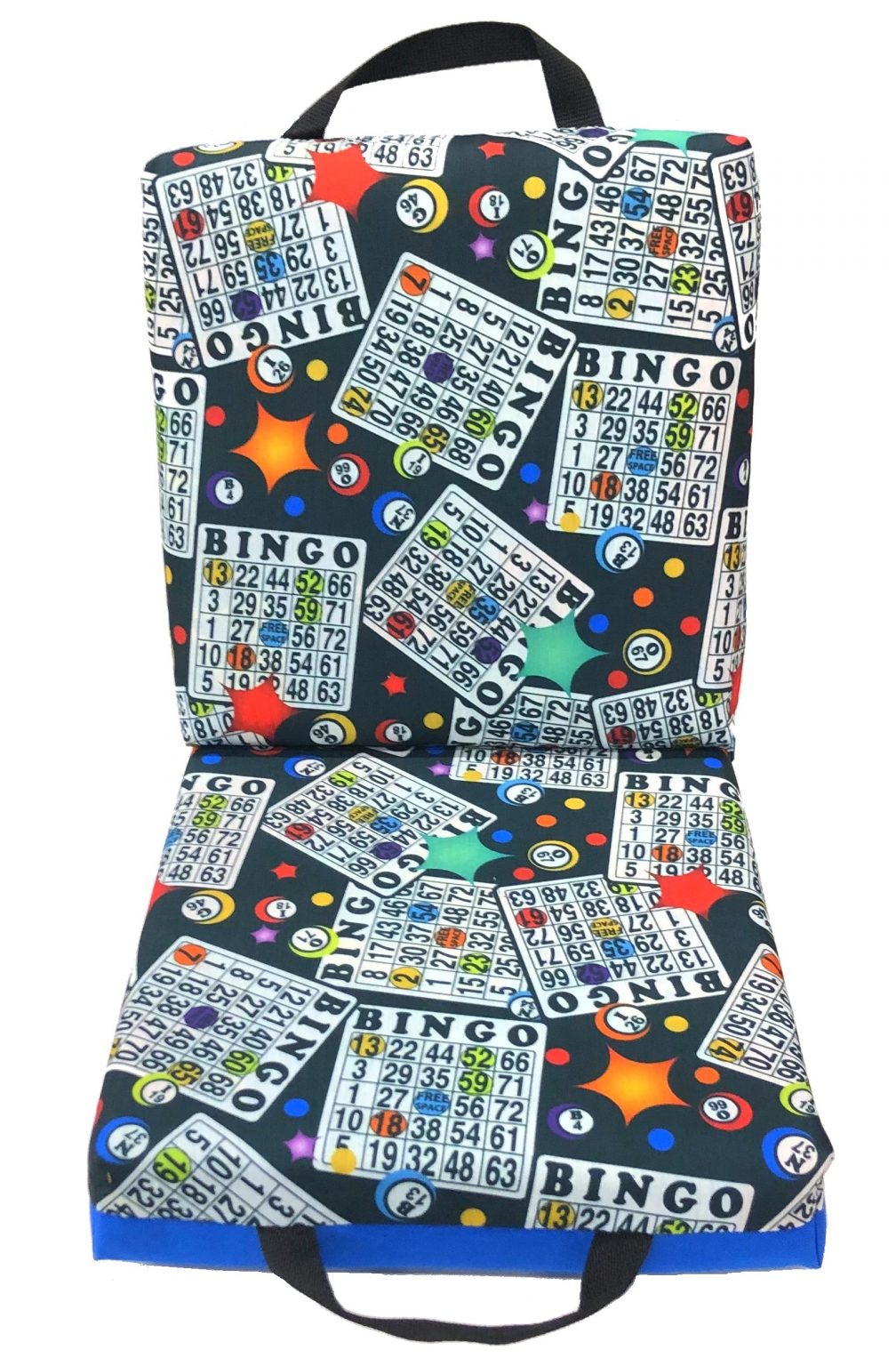 Bingo "Stars" Double Seat Cushion - Blue | Abbott Bingo Products ...